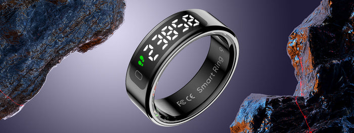 COLMI R12 Smart Ring UK – Touchscreen, Health Tracking & Wireless Charging