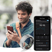 COLMi R10 Smart Ring - Heart Rate, Blood Oxygen Monitoring & Waterproof ...